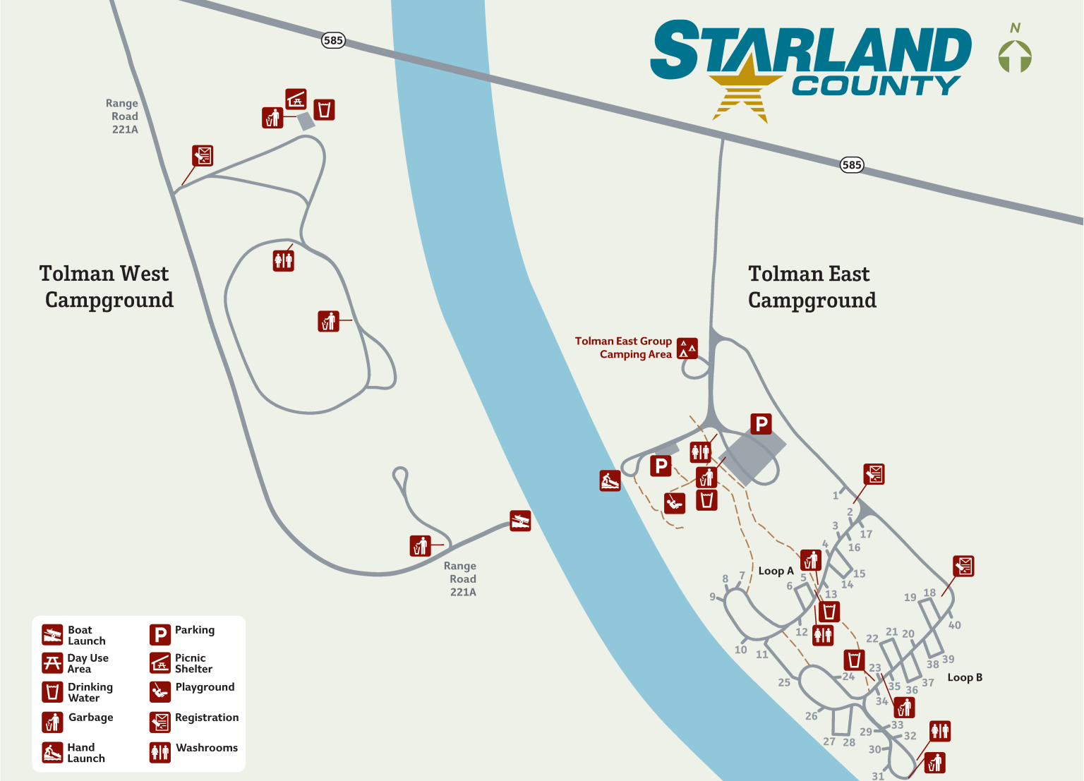Tolman Bridge East Group Site